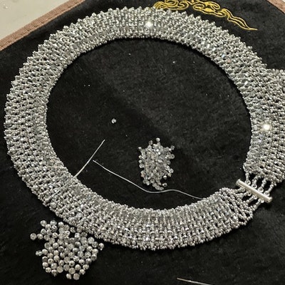 CHIMERE Beaded Necklace Beading Tutorial Beadweaving Pattern Seed Bead ...