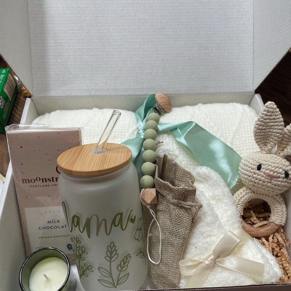 New Mom Care Package, Pregnancy Postpartum Gift Box, Mom to Be Gift ...
