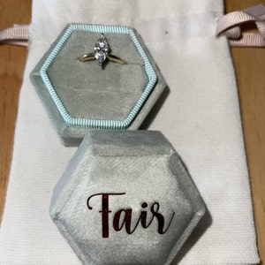 Custom Wedding Ring Box Monogram Ring Bearer Personalized - Etsy