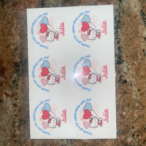 Thomas Train Birthday Stickers Personalized Thomas Train Stickers ...
