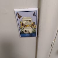 LEAVES GRAY Tones Light Switch Cover Plate or Outlet Home - Etsy