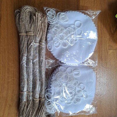 JAM COVERS Fabric 2 Sizes Avalible X 36 GINGHAM Includes Bands. 11 ...