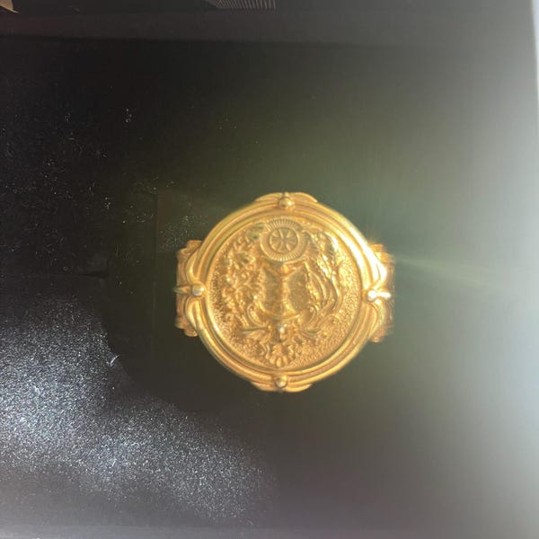 Eucharist Holy Communion Silver Men Ring, Unique Design Christan Ring ...