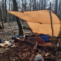 Artisanal Bushcraft Oilskin Tarp Handmade Waxed Cotton Canvas Nessmuk ...