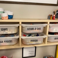 Trofast Kids Toy Labels // Kids Toy Bin Labels // Kids Toy Bin - Etsy