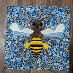 Honey Bee Quilt Paper Piecing Pattern - Etsy