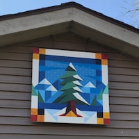 Mariner's Compass Barn Quilt Pattern and Directions to - Etsy Canada