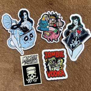 Zombie Hand Vinyl Sticker, Horror Punk Decal, Psychobilly Rockabilly ...