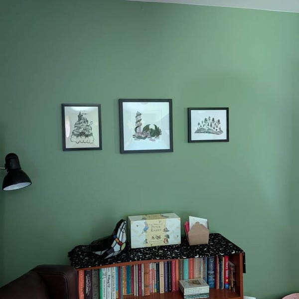 Art Print - "yoga Pose I" Yoga Art Yogi Wall Art Yoga Studio Art Decor ...