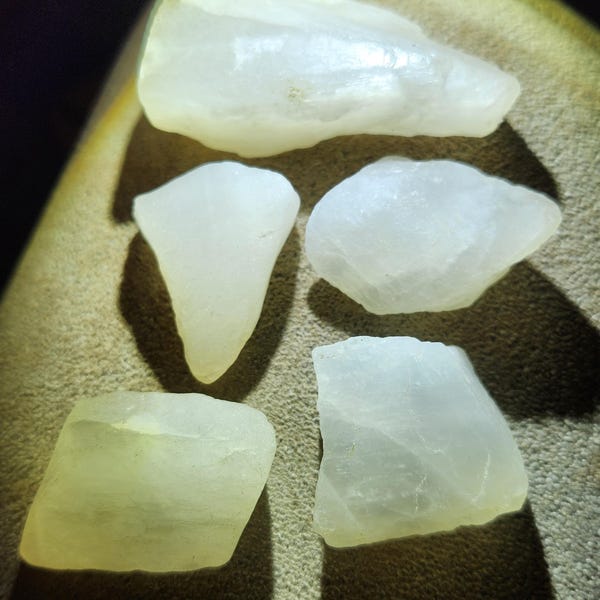 Raw White Gorgeous Moonstone, Gorgeous Rough Stone, Natural Raw ...