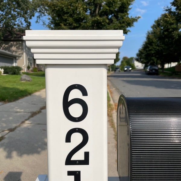 3" Metal House Number - Modern House Number - Metal Address Number ...