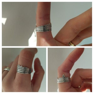 Custom City Ring Cityscape Ring Travel Ring Skyline Ring - Etsy