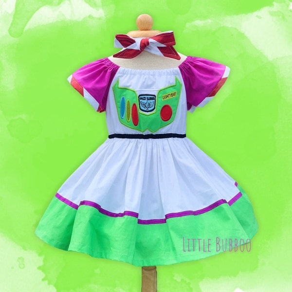 Buzz Lightyear Space Ranger Cosplay Costume Front Toy Story Applique ...