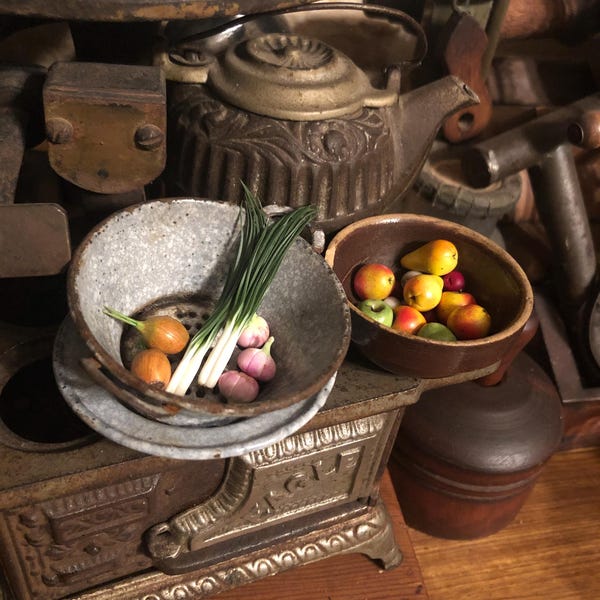 Miniature Tangerine , Dollhouse Food, Food for Dollhouse, Mini Food ...