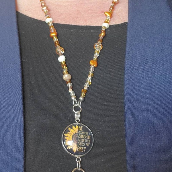 Hand Painted Denim Blue Overlapping Wood Beads Statement Necklace - Etsy