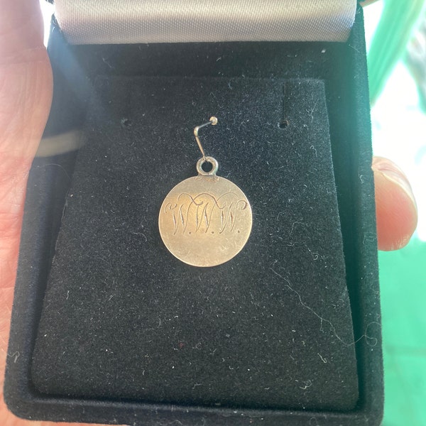 Victorian WJ Love Token Charm - Etsy