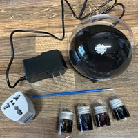 Psychedelic Lamp LED Mood Light Projector Trippy Glass Paint Projection ...