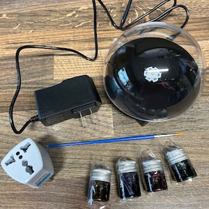 Psychedelic Lamp LED Mood Light Projector Trippy Glass Paint Projection ...