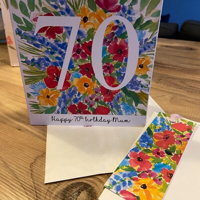 Princess Personalised 5th Birthday Card . Cartoon Style Watercolour ...