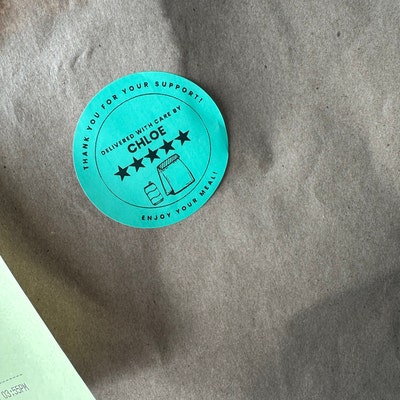 Delivery Stickers Instacart Delivery Stickers Ubereats Doordash Thank ...