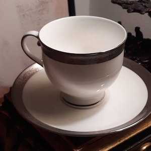 Hannibal Teacup – Mikasa Crown Jewel Platinum Cup & Saucer | NBC ...