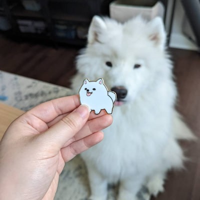 Samoyed Pin - Etsy