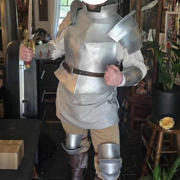Delicious in Dungeon Laios Touden Armor EVA Foam Template & Pattern ...