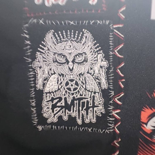 Bmth Owl Logo Bring Me The Horizon Patch | BMTH Owl Pentagram British