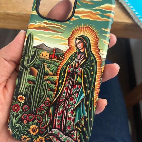 Virgin Mary and Sleeping Baby Jesus Phone Case, Catholic Phone Case ...