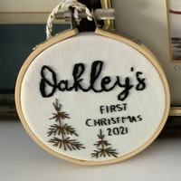Pattern Custom Name Hand Embroidery - Etsy Canada