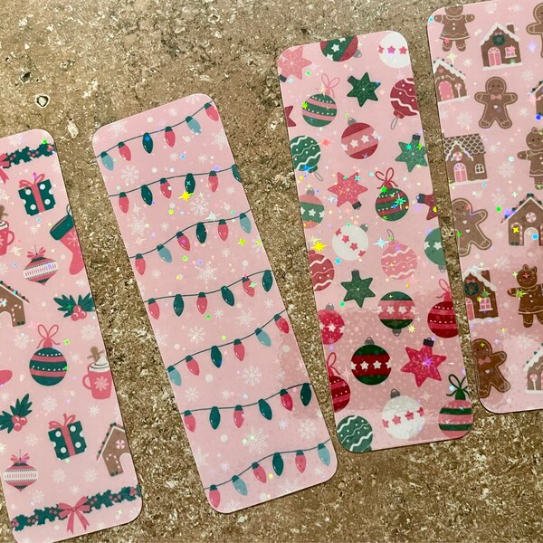 Holographic Groovy Cherry Disco Bookmark Set Pink and Orange Disco ...