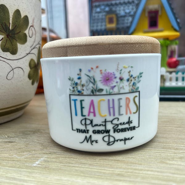 Thank You Teacher Gifts,teacher Appreciation Gift,custom Plant Pot ...