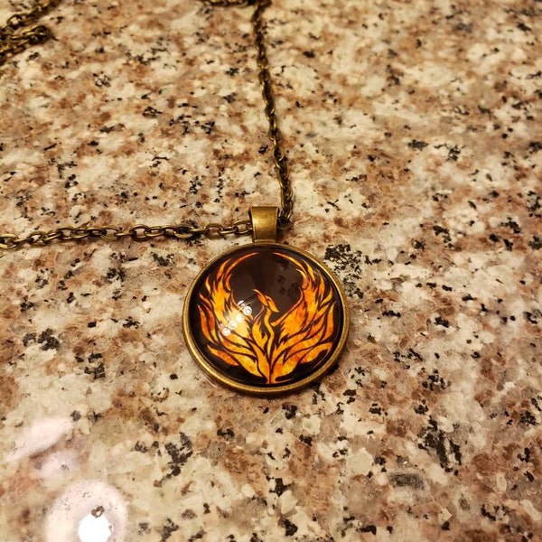Phoenix Pendant, Phoenix Necklace, Phoenix Jewelry, Occult Jewelry ...