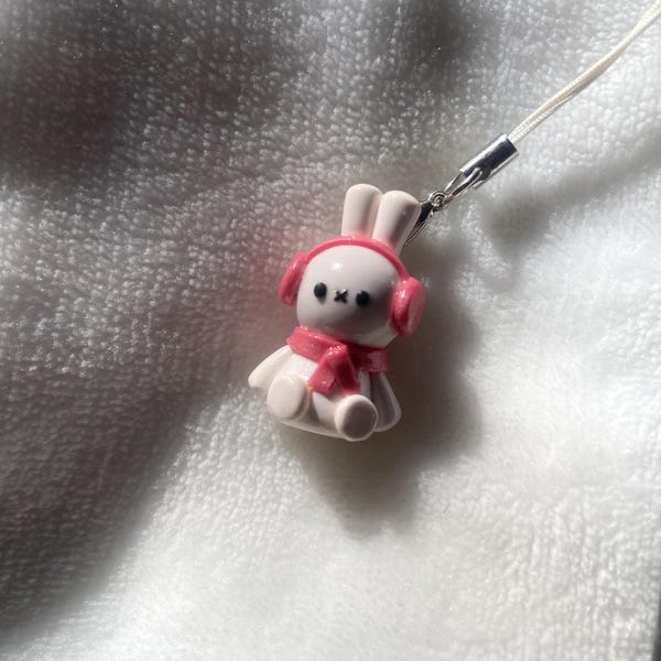 Dango Miffy Phone Charm - Etsy