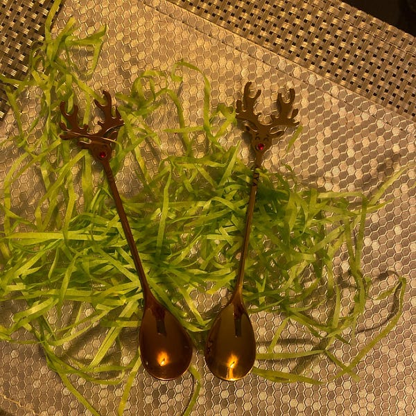 Personalised Reindeer Shaped Hot Chocolate Spoon - Etsy UK