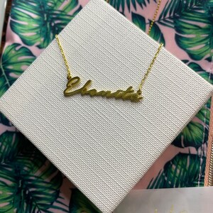 Personalized Name Necklace Minimalist Name Necklace by - Etsy