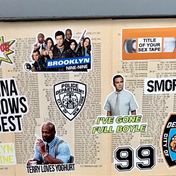 Brooklyn Nine Nine Vinyl Sticker Pack - Brooklyn Gift, Ideal Gift for ...