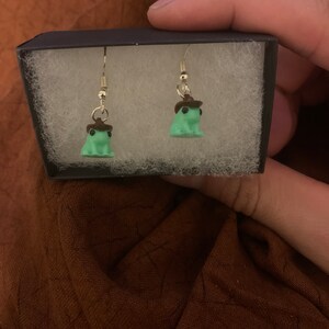 Fred the Frog but Hes a Cowboy / Mini Frog Earrings - Etsy