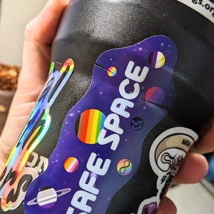 Safe Space Neurodiversity LGBTQ Ally Vinyl Decal Sticker - Etsy