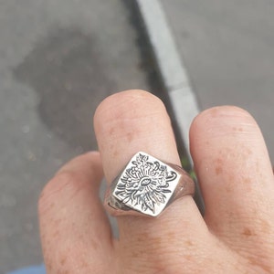 888 Angel Number Signet Ring, 888 Ring by Merchants of the Sun, Unisex ...