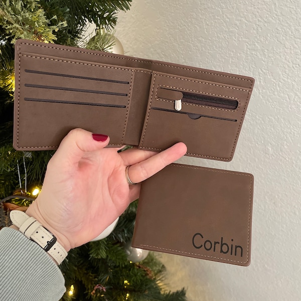 Teen Boy Wallet, Youth Slim Wallets, Boy Gifts, Teen Gift, Personalized ...