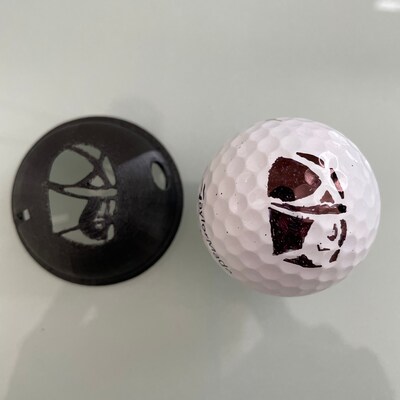 Golf Ball Stencil Triangle Alignment - Etsy