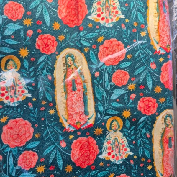 Catholic Fabric - Guadalupe by Abigailhalpin - Catholic Mother Mary ...