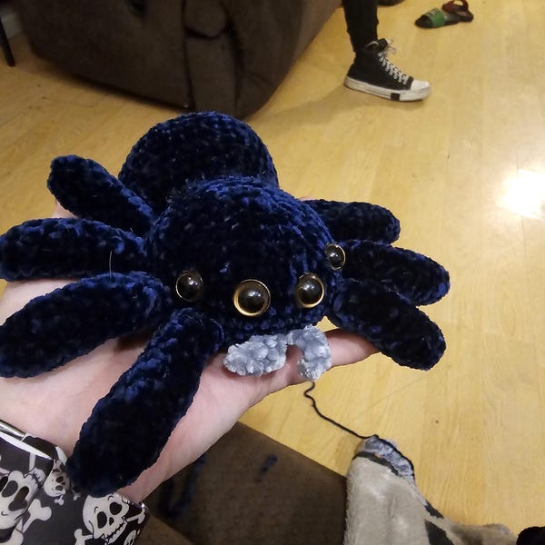 Spider, Crochet Pattern, PDF, Digital, Download, Low Sew Spider Pattern ...