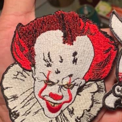Scary Clown Embroidered Patch Horror Clown Patch Clown Iron - Etsy