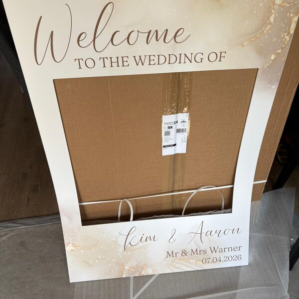 Customisable Social Media Selfie Frame Bespoke Instagram Facebook ...