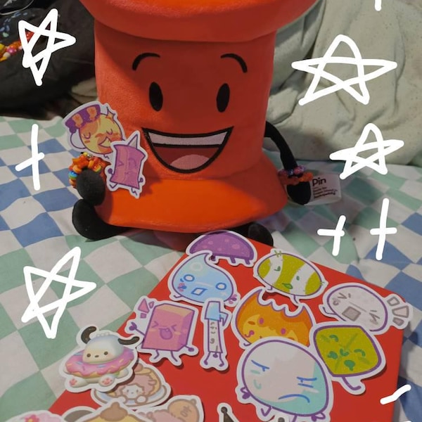 2" Battle for Dream Island (BFDI) Stickers! - Etsy