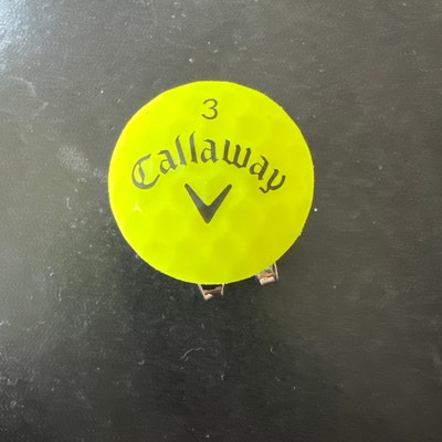 Callaway Supersoft Triple Track Real Golf Ball Marker With Magnetic Hat ...