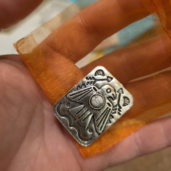 Southwestern Scarf Slide -bandana Slide-cowgirl Gift-silver or Gold ...