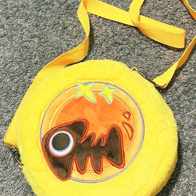 Splatoon Round Plush Salmon Fish Eggs Ita Bag Ita Bag Clear Vinyl ...